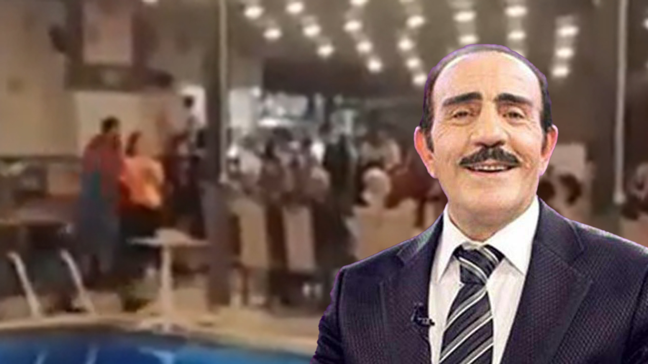 Depremzedeler için sahne alan Mustafa Keser havuza düştü