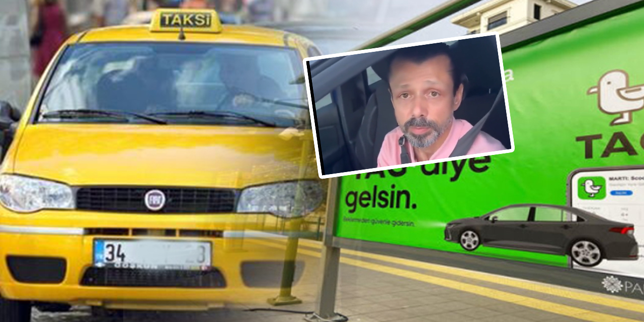 İstanbul'da Taksi-Martı savaşı devam ediyor! Zorba taksici, engelli TAG ...