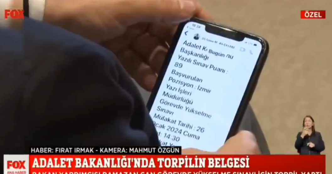 Adalet Bakan Yardımcısı Ramazan Can, torpil yaparken kameralara yakalandı