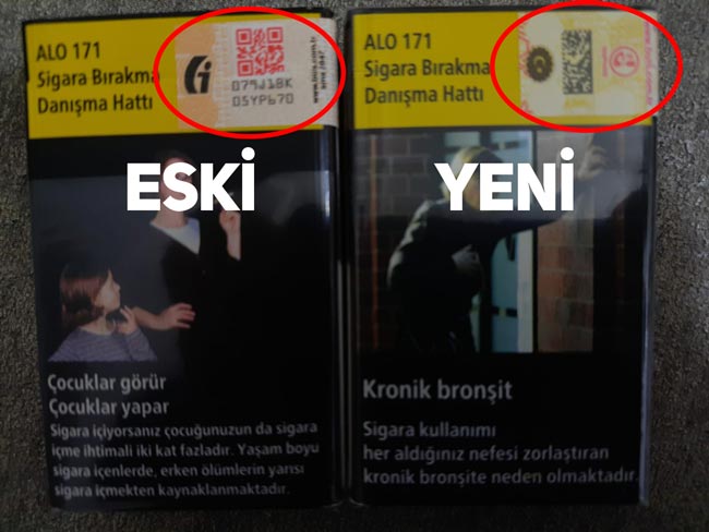 Sigara paketleri değişti! İşte yeni sigara paketleri...