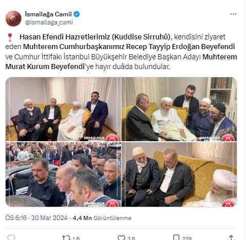 İsmailağa'nın lideri Hasan Kılıç hayatını kaybetti