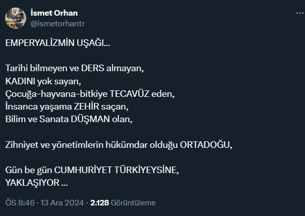 İsmet Orhan Suriye'de yaşananların perde arkasını anlattı